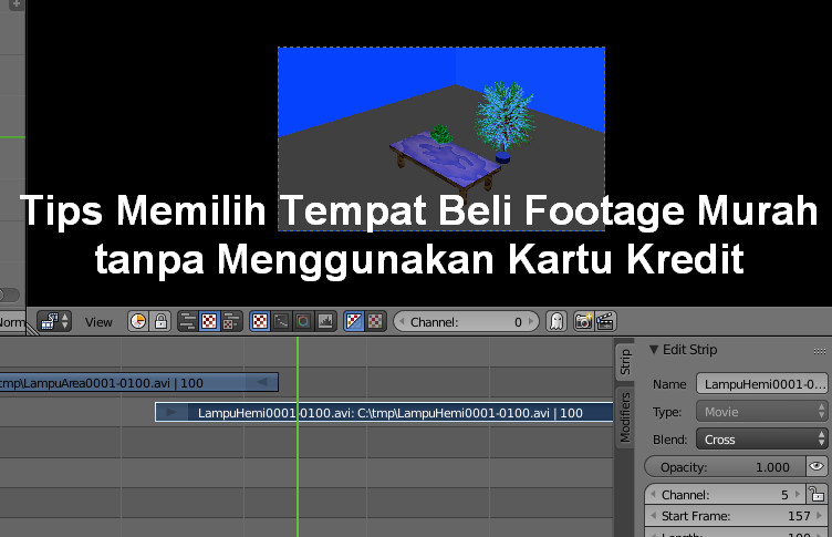 Tips Memilih Tempat Beli Footage Murah tanpa Menggunakan Kartu Kredit ...